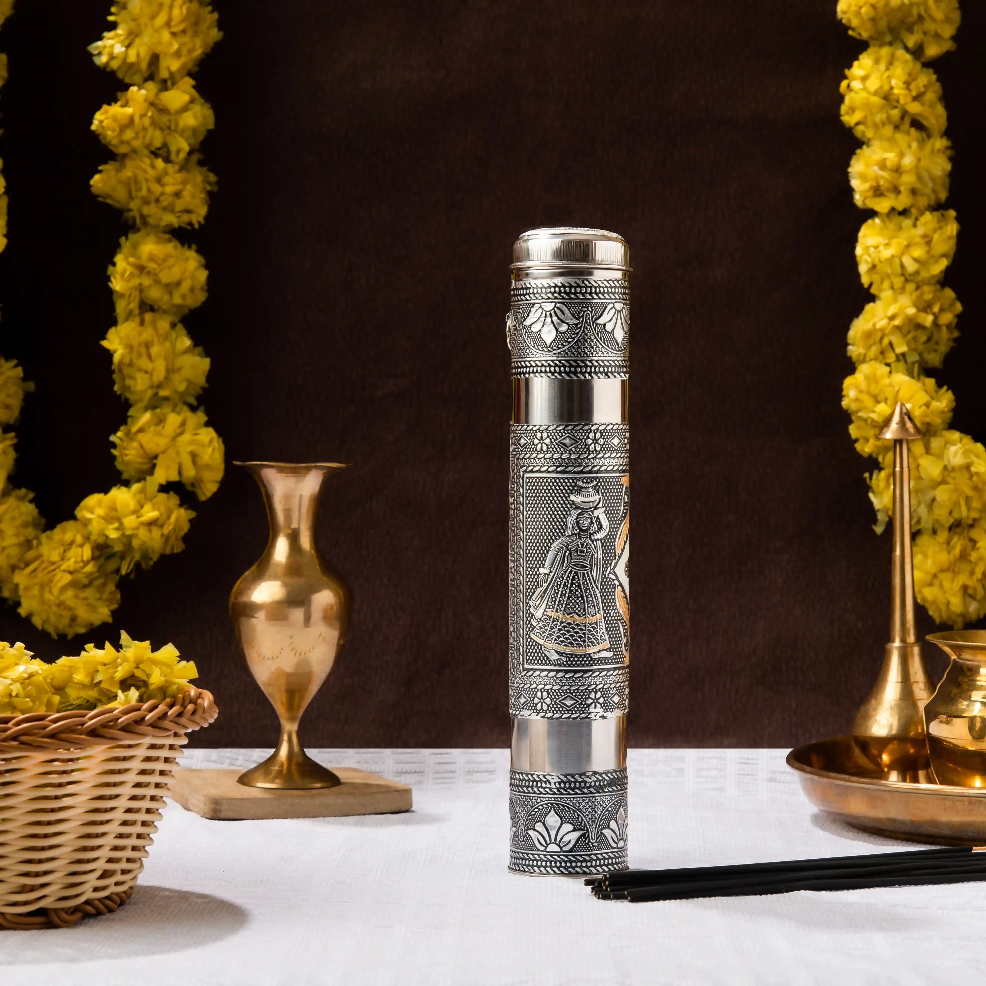 Incense Stick Storage Handmade Stainless Steel | Agarbatti Organizer f